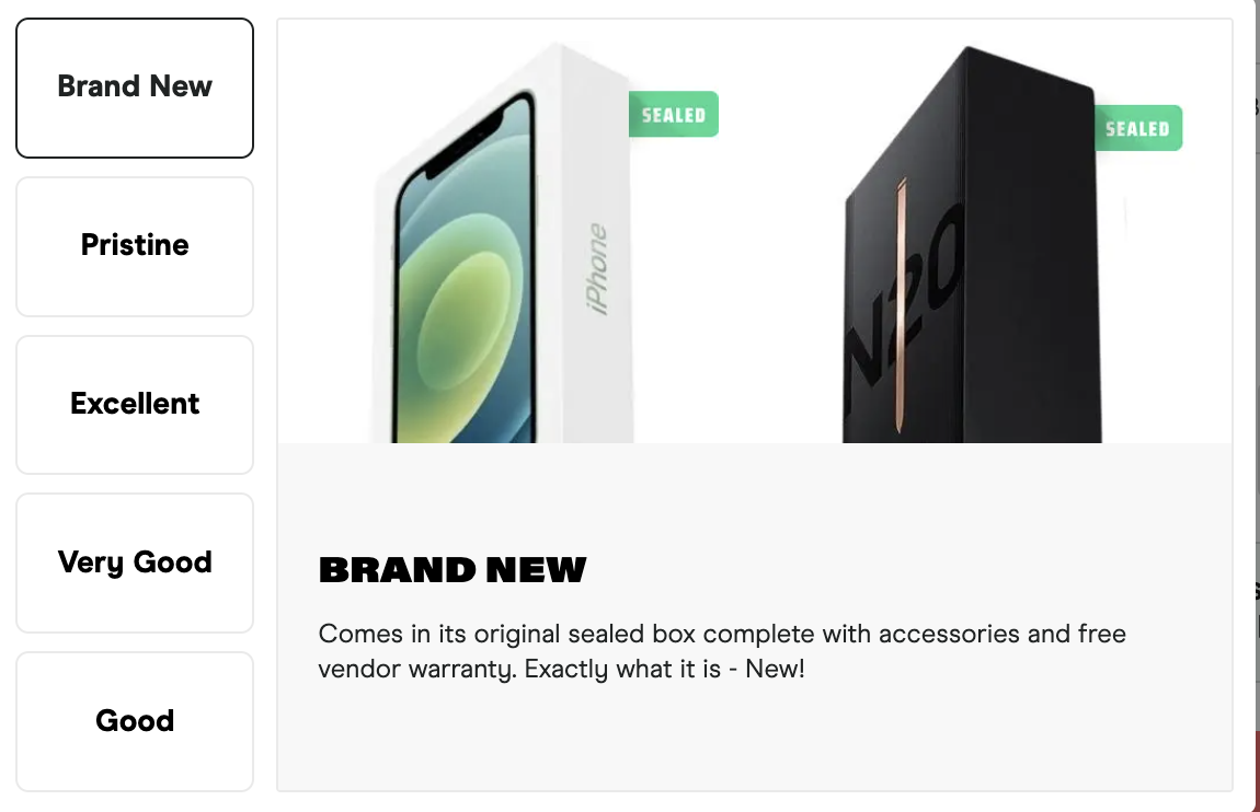 Device Conditions Definition – Reebelo Australia Help Centre